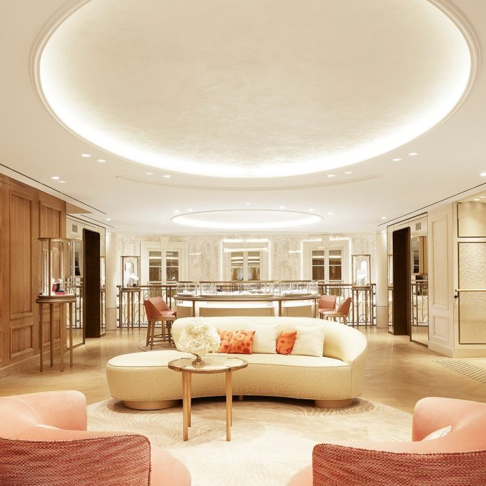 Nouvelle boutique Cartier, 13 rue de la Paix, rénovée par PLENDI.